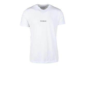 Dirk Bikkembergs Baumwolle Elasthan T-shirt - - Tops - Herren - Wei&szlig; - S