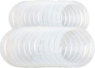 Generic Glasdichtungen Ersatz - 10 Stcs Silikondichtungsringe f&uuml;r Masonglas Deckel 70 mm 86 mm | Luftdicht leckachf&uuml;rle Silikondichtungsringe, runde Lebensmit