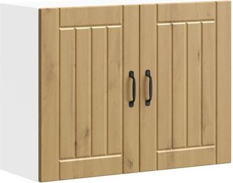 vidaXL Vidaxl - Armoire murale de cuisine Lucca ch&ecirc;ne artisanal bois ing&eacute;nierie