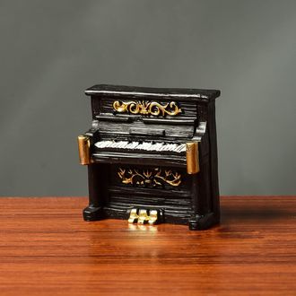 Generic Elegantes Vintage-Retro-Harzornament, Exquisites, Lebendiges Styling-Design f&uuml;r Heimdekoration, Fotografie-Requisiten (Klavier)