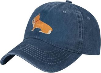 Generic Casquettes De Golf Corgi Mignon Anti-Soleil Casquette Trucker Unisexe Sunhat pour Festivals Randonn&eacute;e P&ecirc;che