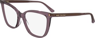 Calvin Klein Femme, Accessoires, Violet, Taille: 51 MM Optical Frame