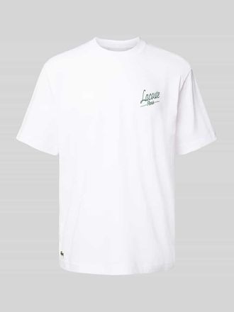 Lacoste Regular Fit T-Shirt aus reiner Baumwolle