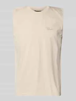 Pegador Tanktop mit Label-Stitching und Rundhalsausschnitt