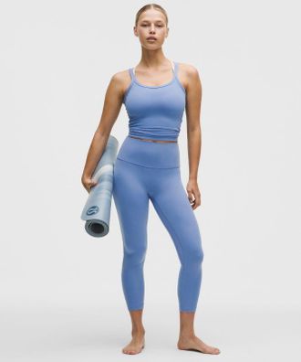lululemon Pantacourt Align taille haute pour Femmes - 58 cm - Bleu - Taille 10