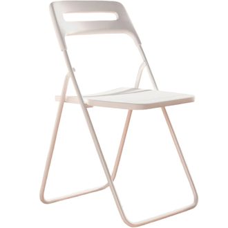 Generic Hocker Klappbar 1.6mm Dickes Stahlrohr Kunststoffmaterial Aus Polypropylen Plastikstuhl Bis 150 Kg Belastbar Regiestuhl f&uuml;r K&uuml;che, Esszimmer, Innen- u