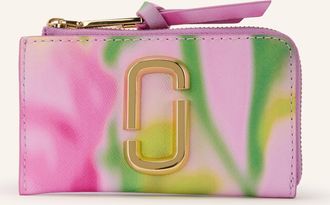 Marc Jacobs Geldb&ouml;rse The Blurred Floral Snapshot Top Zip Multi Wallet pink