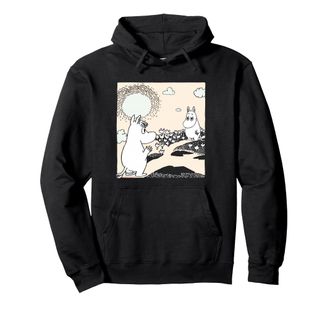 Moomin troll & Snorkmaiden winkende Liebe Pullover Hoodie