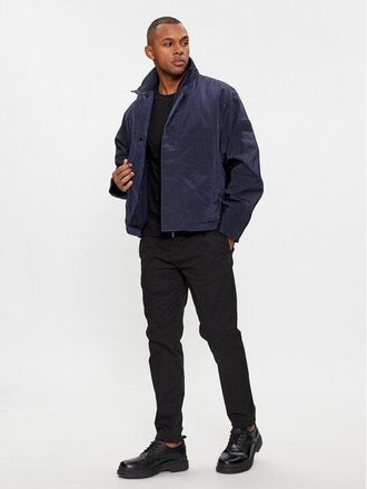 Calvin Klein &Uuml;bergangsjacke Crinkle 2.0 K10K112363 Dunkelblau Relaxed Fit
