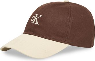 Calvin Klein Cap Calvin Klein Monogram Emb Colorblock Baseball LV04G5000G Braun