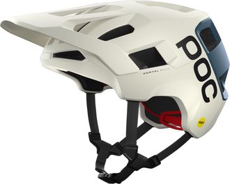 Poc Unisex - Erwachsene Kortal Race MIPS Helm, Selentine Off-White/Calcite Blue Matt, S (51-54cm)
