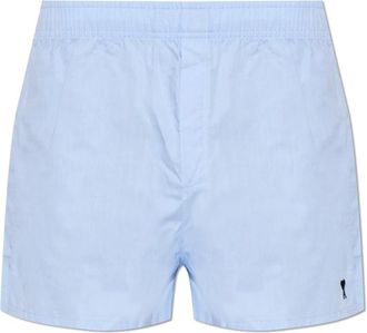 Ami Homme, Sous-v&ecirc;tements, Bleu, Taille: 2XL Cotton Boxer Shorts