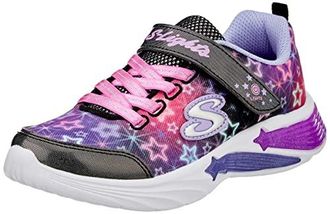 Skechers Fille Star Sparks Basket, Noir, 27.5 EU