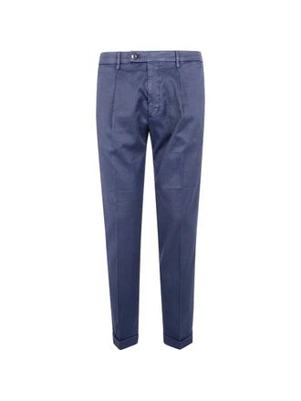 Michael Coal Linen Classic Trousers
