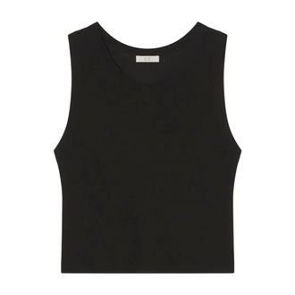 Co Femme, Tops, Noir, Taille: 40 FR Loose Tank in Slub Jersey