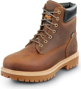 Timberland 6IN Direct Attach, Mens, Earth Bandit, Soft Toe, EH, WP/Insulated, MaxTrax Slip-Resistant Work Boot (13.0 W)