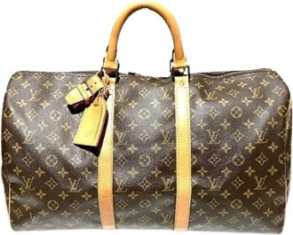 Louis Vuitton unisex, Pre-owned, Brun, Taille: ONE Size Sac Week-end Vintage en Toile Pre-owned