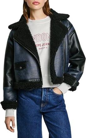 Pepe Jeans London Brooklyn Vestes, Bleu (Dulwich Blue), M Femme