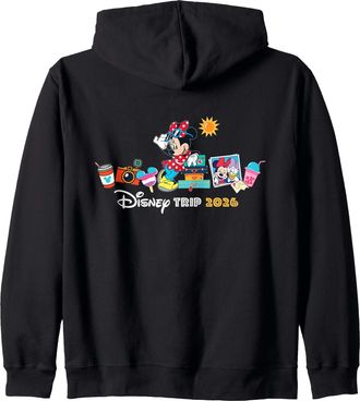 Disney Minnie Mouse Disney Trip 2026 Retro Vacation Matching Kapuzenjacke