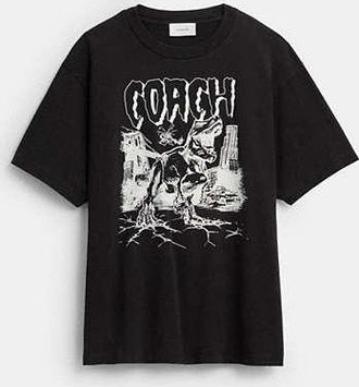 Coach Dinosaur City T-Shirt Aus Biobaumwolle Im Relaxed-Fit