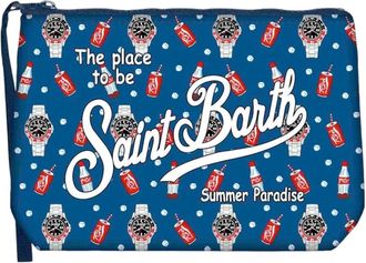 MC2 Saint Barth Femme, Sacs, Bleu, Taille: ONE Size Aline Clutch Bag