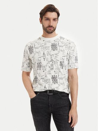 Karl Lagerfeld T-Shirt 755139 563224 Wei&szlig; Regular Fit