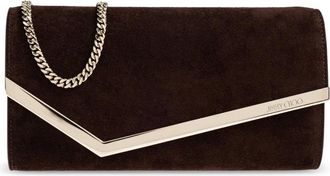 Jimmy Choo London Femme, Sacs, Brun, Taille: ONE Size Emmie Clutch