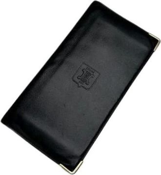 Celine unisex, Pre-owned, Noir, Taille: ONE Size Portefeuille en cuir doccasion