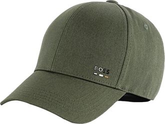 HUGO BOSS Homme, Accessoires, Vert, Taille: ONE Size Zed Stripe Cap