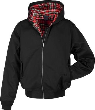 Spass Kostet Herren Harrington Jacke mit Kapuze english Blouson Karo Gr&ouml;&szlig;e S bis 5XL