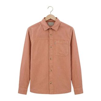 Cast Iron Block Structure GD Overshirt - - Shirts - Herren - Orange - 2XL