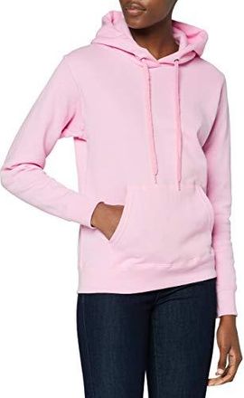 Fruit Of The Loom Sweat-shirt à capuche - Manches Longues - Femme - Rose - Pink (Light Pink) - FR 46 (Taille fabricant: XXL)