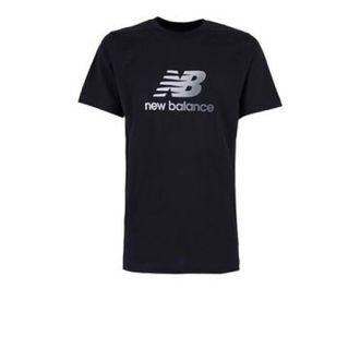 New Balance Homme, Tops, Noir, Taille: XL T-shirt Sport Essentials avec Logo D&eacute;grad&eacute;