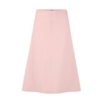 Marc Cain Woll-Midirock - - Skirts - Damen - Rosa - 2XL