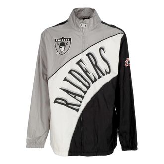 Mitchell & Ness Retro Windbreaker mit Oakland Raiders Print - - Jackets - Herren - Mehrfarbig - XL