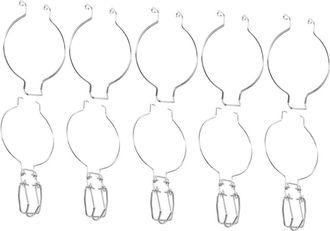 Garneck Einmachglas-Clip Aus Edelstahl 5 Stück Verschluss Für Einmachgläser Mit Breiter Öffnung Deckel Und Ringe Drahtverschluss Versiegelung