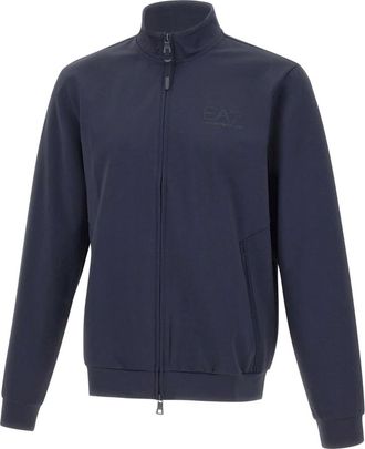 Emporio Armani Emporio Armani Ea7, Homme, Sweatshirts et sweats &agrave; capuche, Bleu, Taille: XL Train Lux Zip SweaT-shirt