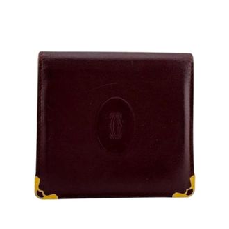 Cartier Portefeuille vintage doccasion (bi-pli) - unisex - Pre-owned - Rouge - Taille: ONE Size