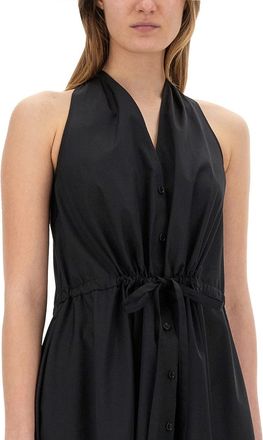 Aspesi Poplin Cotton Dress - Black
