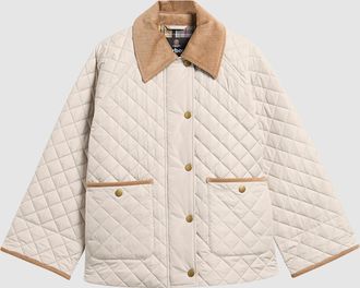Barbour Veste Ava Quilted Mist Dress