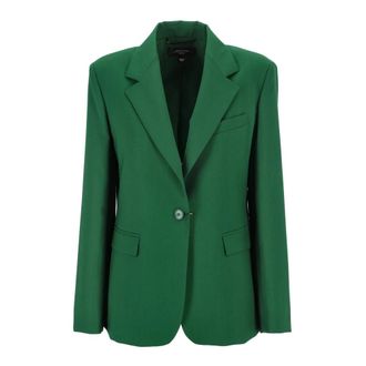 Max Mara Stylische Jacke - - Jackets - Damen - Gr&uuml;n - S