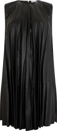 Red Valentino Femme, Robes, Noir, Taille: 36 FR Sleeveless Leather Midi Dress