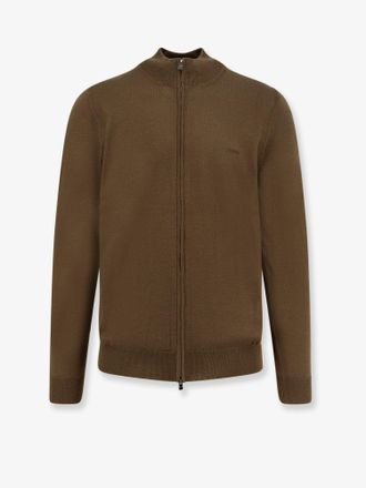 BOSS Virgin wool cardigan - BOSS - gender_Man