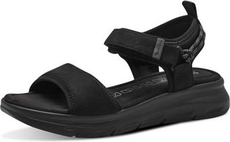 Tamaris Sandales compens&eacute;es pour femme 1-28716-44, Noir, 40 EU
