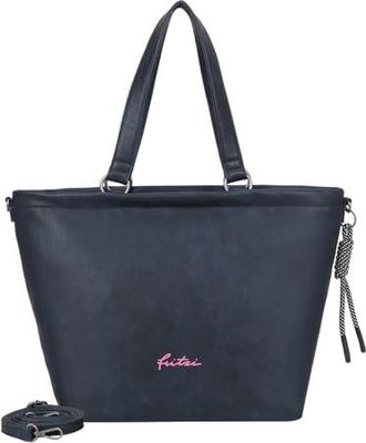 Fritzi Aus Preu&szlig;en Fritzi aus Preu&szlig;en sac shopper sac &agrave; &eacute;paule Lou Shopper Blue bleu marine