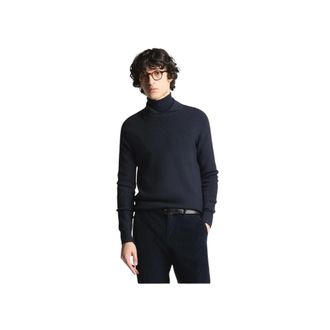 Fay Pull &agrave; col roul&eacute; Majica - Homme - Pulls - Bleu - Taille: XL