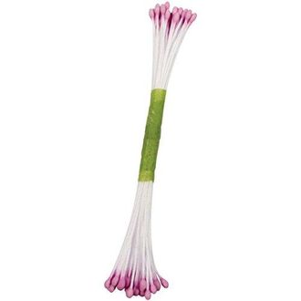 PME STAM03L Staubgefäße für Zuckerblumen, mittelgroß, schlicht, Kunststoff, Violett, 0.1 x 0.11 x 7.4 cm