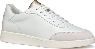 Geox Damen D MELEDA A Sneaker, White, 40 EU