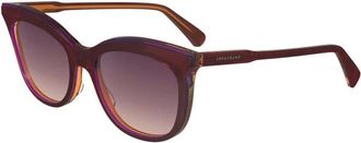 Longchamp Femme, Accessoires, Brun, Taille: ONE Size Lunettes de soleil en ac&eacute;tate