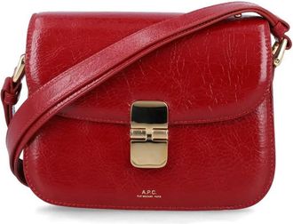 A.P.C. Hobo Bags - Grace Small Shoulder Bag Red - Gr. unisize - in Rot - f&uuml;r Damen